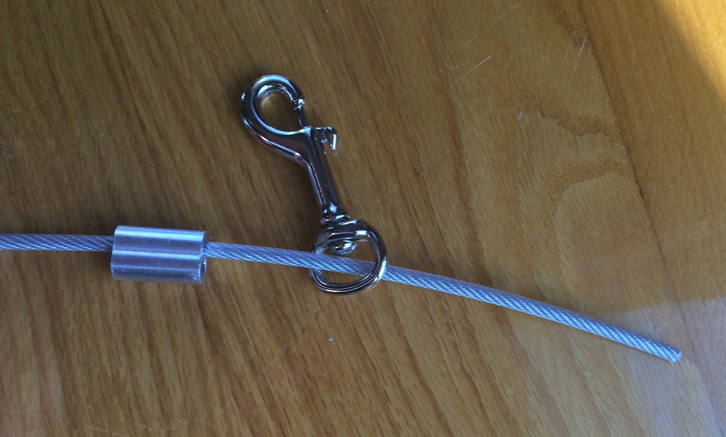 How to Make a Tie-Down Cable | The Imperfect Dog